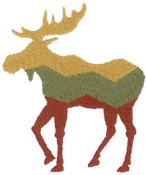 Moose Embroidery Design | EmbroideryDesigns.com