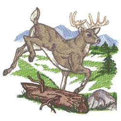 Whitetail Deer Embroidery Design | EmbroideryDesigns.com