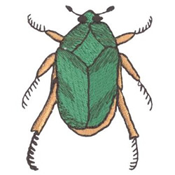 June Bug Embroidery Design | EmbroideryDesigns.com