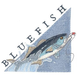 Bluefish Embroidery Design | EmbroideryDesigns.com