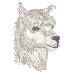 Alpaca Embroidery Design | EmbroideryDesigns.com