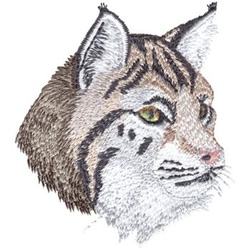 Bobcat Head Embroidery Design | EmbroideryDesigns.com