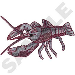 Crawfish Embroidery Design | EmbroideryDesigns.com
