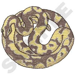 Carpet Python Embroidery Design | EmbroideryDesigns.com