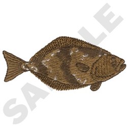 Halibut Embroidery Design | EmbroideryDesigns.com