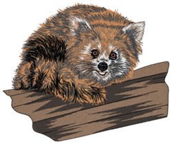 Red Panda Embroidery Design | EmbroideryDesigns.com