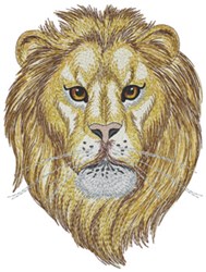 Lion Head Embroidery Design | EmbroideryDesigns.com