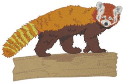 Red Panda Embroidery Design | EmbroideryDesigns.com