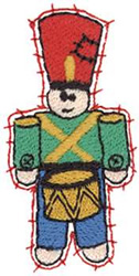 Toy Soldier Embroidery Design | EmbroideryDesigns.com