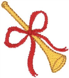 Trumpet Embroidery Design | EmbroideryDesigns.com