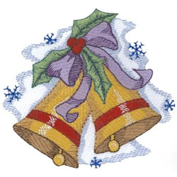 Bells Embroidery Design | EmbroideryDesigns.com