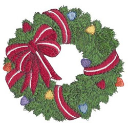 Wreath Embroidery Design | EmbroideryDesigns.com