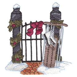 Victorian Gate Embroidery Design | EmbroideryDesigns.com