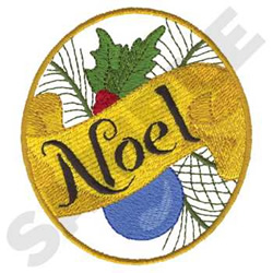 NOEL Embroidery Design | EmbroideryDesigns.com