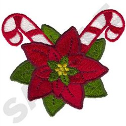 Poinsettia Embroidery Design | EmbroideryDesigns.com