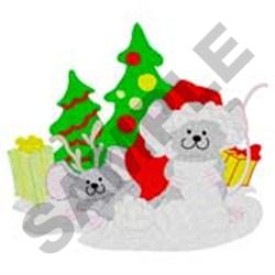 Christmas Mouse Embroidery Design | EmbroideryDesigns.com