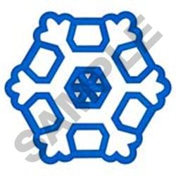 Snowflake Applique Embroidery Design | EmbroideryDesigns.com