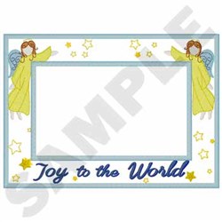 Angels Frame Applique Embroidery Design | EmbroideryDesigns.com