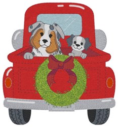 Australian Shepherds Embroidery Design | EmbroideryDesigns.com