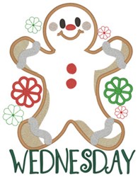 Christmas Wednesday Embroidery Design | EmbroideryDesigns.com