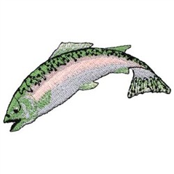 Salmon Embroidery Design | EmbroideryDesigns.com