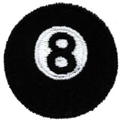 Eight Ball Embroidery Design | EmbroideryDesigns.com