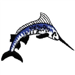 Swordfish Embroidery Design | EmbroideryDesigns.com