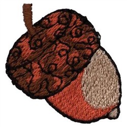 Acorn Embroidery Design | EmbroideryDesigns.com