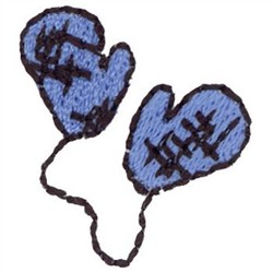 Mittens Embroidery Design | EmbroideryDesigns.com
