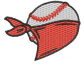 Bandits Baseball Embroidery Design | EmbroideryDesigns.com