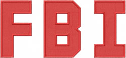 FBI Jacket Embroidery Design | EmbroideryDesigns.com