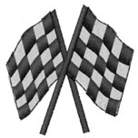 CHECKERED FLAGS Embroidery Design | EmbroideryDesigns.com