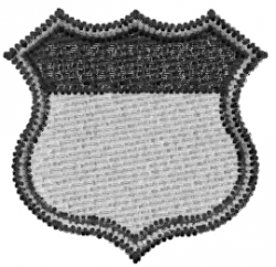 State Highway Shield Embroidery Design | EmbroideryDesigns.com