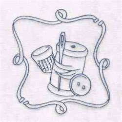 Sewing Tool Block Embroidery Design | EmbroideryDesigns.com