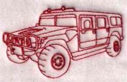 Redwork Hummer Embroidery Design | EmbroideryDesigns.com