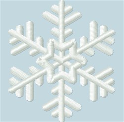 Spiky Snowflake Embroidery Design | EmbroideryDesigns.com