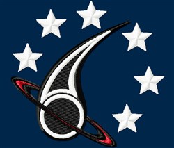 Space Ensignia Embroidery Design | EmbroideryDesigns.com