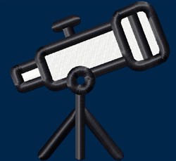 Telescope Embroidery Design | EmbroideryDesigns.com