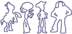 Toy Story Characters Embroidery Design | EmbroideryDesigns.com