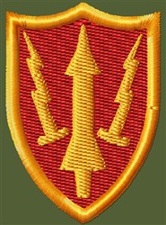 Aradcom Badge Patch Embroidery Design | EmbroideryDesigns.com