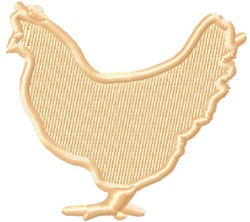 Small Chicken Embroidery Design | EmbroideryDesigns.com