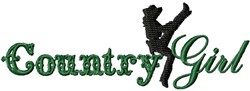 Country Girl Embroidery Design | EmbroideryDesigns.com