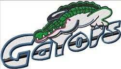 Gators Embroidery Design | EmbroideryDesigns.com