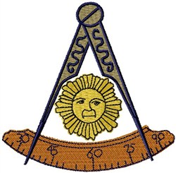 Master Mason Embroidery Design | EmbroideryDesigns.com