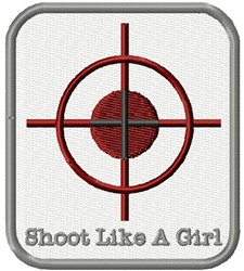 Shooter Target Embroidery Design | EmbroideryDesigns.com