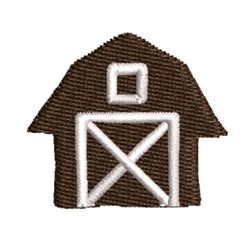 Small Barn Embroidery Design | EmbroideryDesigns.com