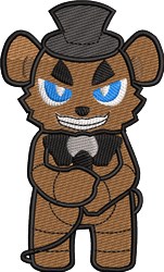 Freddy Fazbear Embroidery Design | EmbroideryDesigns.com