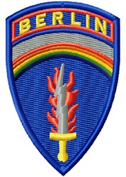 Berlin Brigade Insignia Embroidery Design | EmbroideryDesigns.com