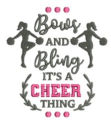 Bows And Bling Embroidery Design | EmbroideryDesigns.com