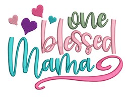 Blessed Mama Embroidery Design | EmbroideryDesigns.com